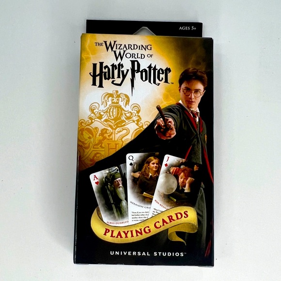 Warner Bros. | Toys | Wizarding World Of Harry Potter Playing Cards Universal Studios New With ...